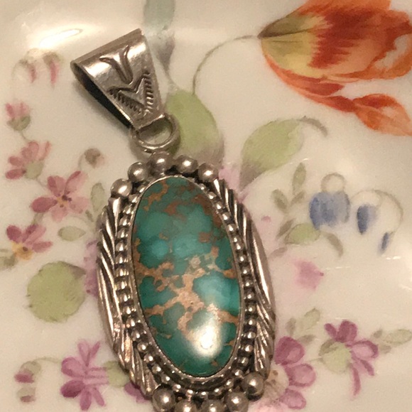 Vintage | Jewelry | Nwt Vintage Boho Gypsy Buffalo Turquoise Pendant ...